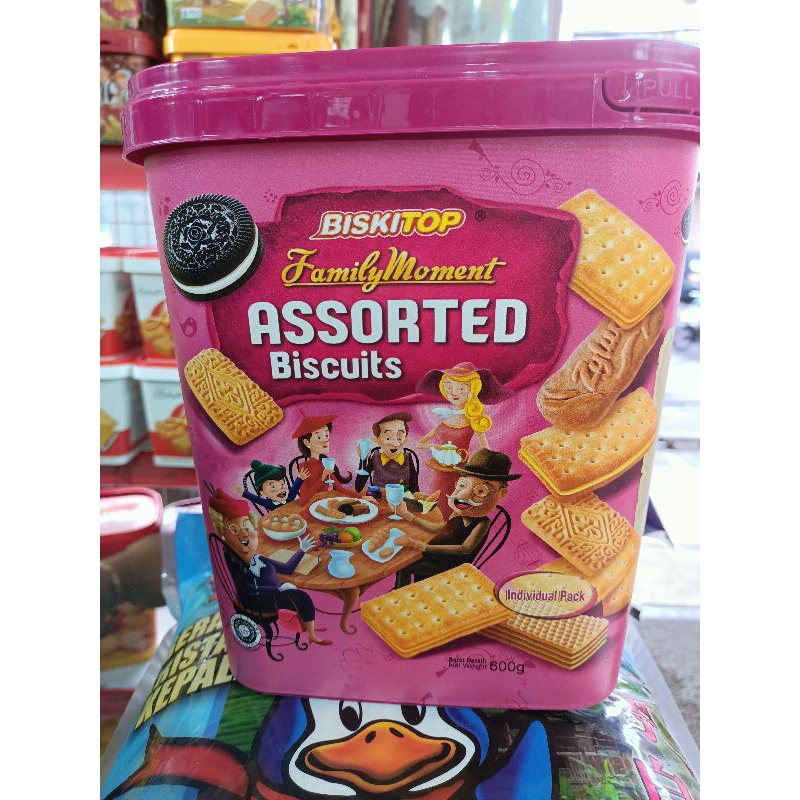 Jual Biskitop assorted biscuits family moment 600g | Shopee Indonesia