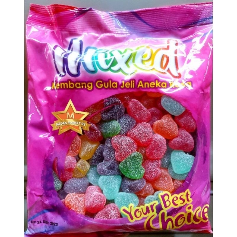 Jual PERMEN JELLY 1KG WAISUN FRUIT MIXED PASTILLES YUPI KILOAN JELLY ...