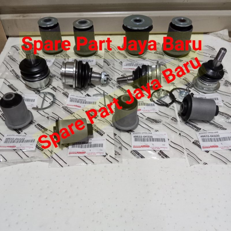 Jual Ball Joint dan Bushing Arm Atas Bawah Set Hilux SC Single Cabin ...