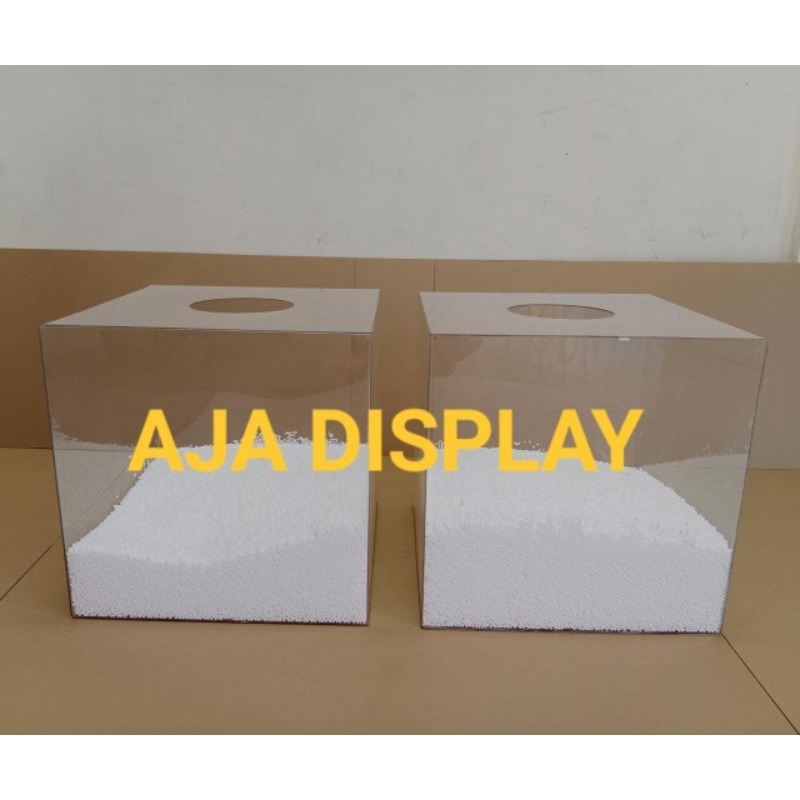 Jual LUCKY DIP UNDIAN KOTAK KUPON BOX / ACRYLIC BOX LUCKY DIP/ KOTAK ...