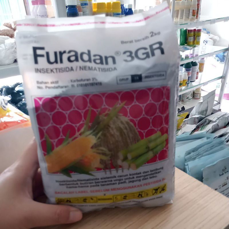 Jual Furadan original insektisida furadan 1kg 2Kg | Shopee Indonesia