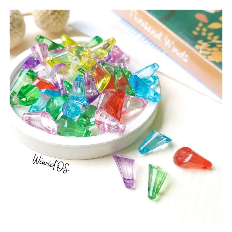 Jual (30 biji) MANIK AKRILIK TAPAL KUDA 8 X10 mm | Shopee Indonesia