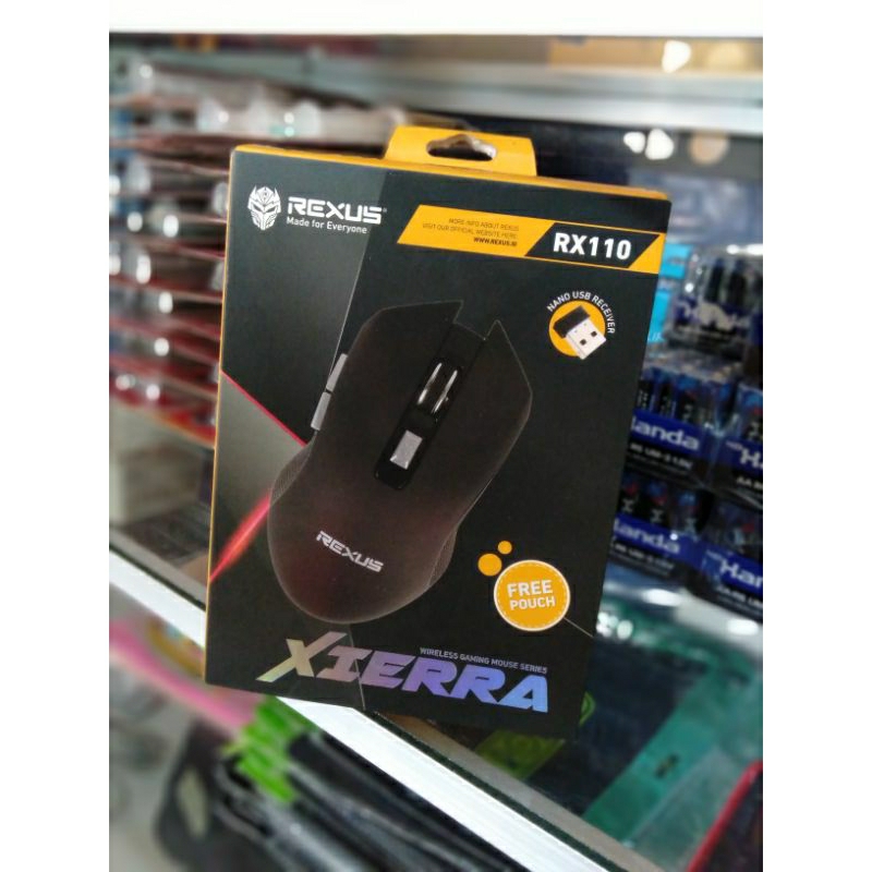 Jual REXUS RX110 WIRELESS GAMING MOUSE | Shopee Indonesia