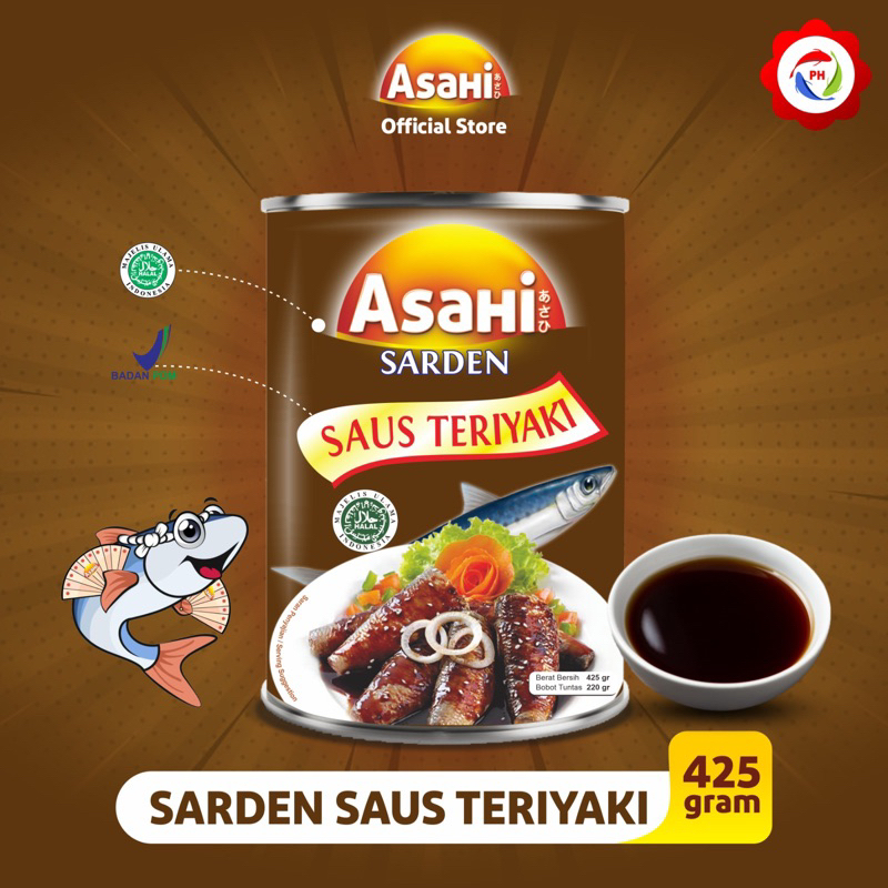 Jual AsaHi Premium Sarden Rasa Teriyaki 425 gr | Shopee Indonesia