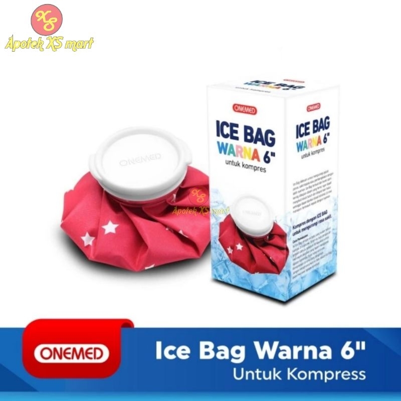 Jual ONEMED ICE BAG COMPRESS WARNA 6 INCH ALAT KOMPRES AIR DINGIN ATAU ...