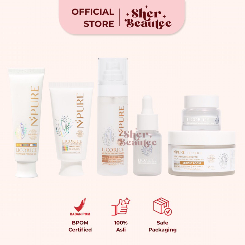 Jual Npure Licorice Brightening Series - N'Pure | Shopee Indonesia