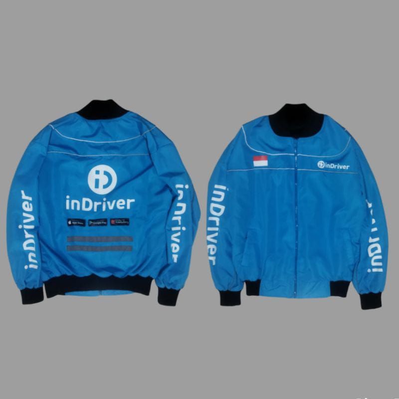 Jual jaket driver indriver / Go-Jek / Grab / Lalamove jaket parasut ...