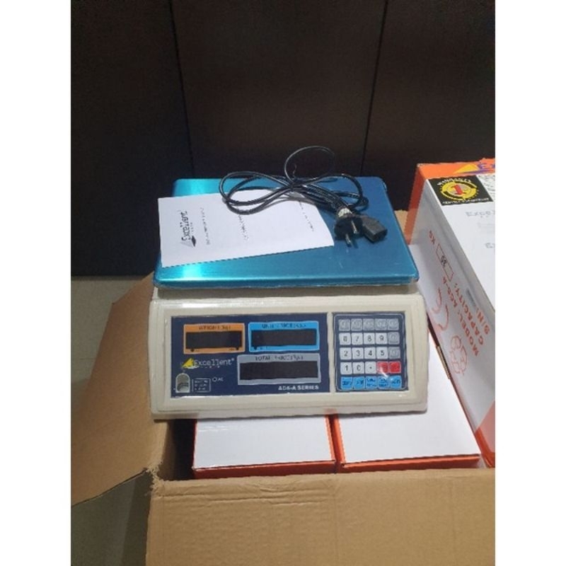 Jual Timbangan digital EXCELLENT ACS -A kapsitas 30 kg free bubble wrap | Shopee Indonesia