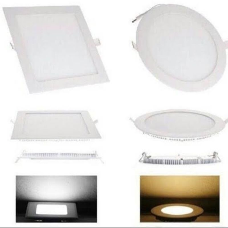 Jual LAMPU PANEL LED 6 WATT (PUTIH & KUNING) INBOW BULAT (TIPIS TANAM ...