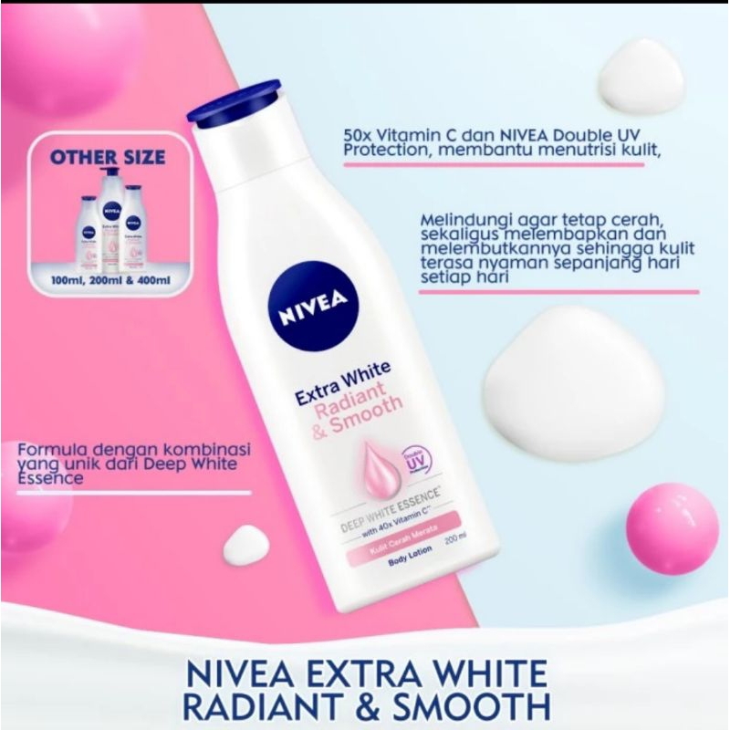 Jual Nivea Body Lotion Extra White Repair And Protect 200 Ml Shopee