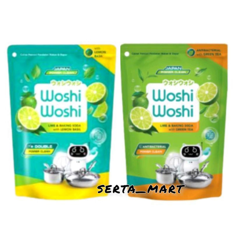 Jual Woshi Woshi Sabun Cuci Piring Lime & Baking Soda Pouch 600ml ...