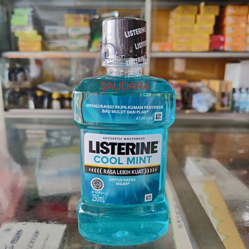 Jual LISTERINE Cool Mint 250ml - Antiseptic Mouthwash | Shopee Indonesia