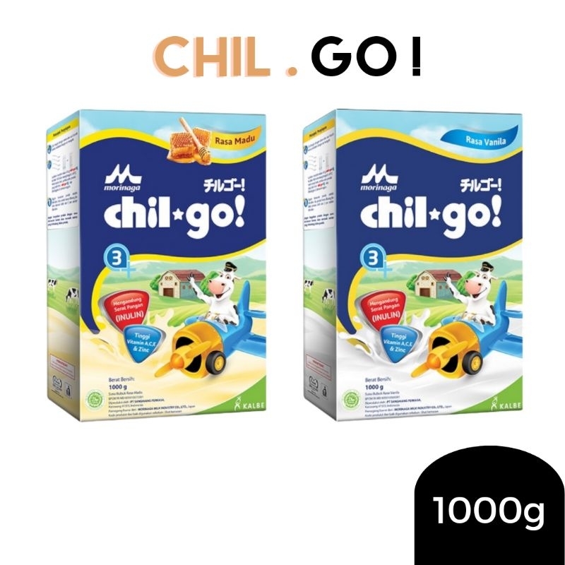 Jual Morinaga Chil Go 3+ Madu, Vanilla 1000gr Susu Bubuk Usia 3-5 Tahun ...