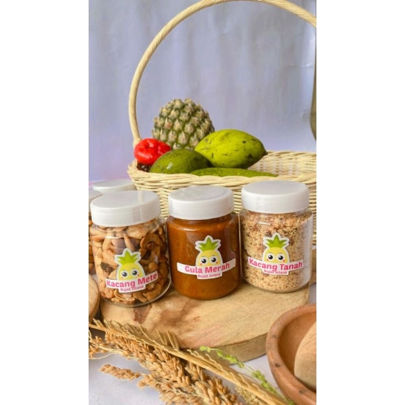 Jual paket ngerujak 2 (Kacang tanah halus+Kacang mete+gula merah ...