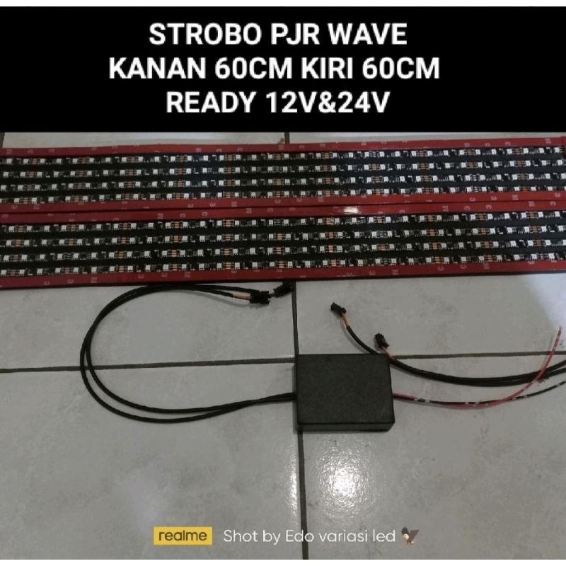 Jual Lampu Strobo PJR WAVE bus kanan 60cm kiri 60cm 12v/24v (1set+Modul ...