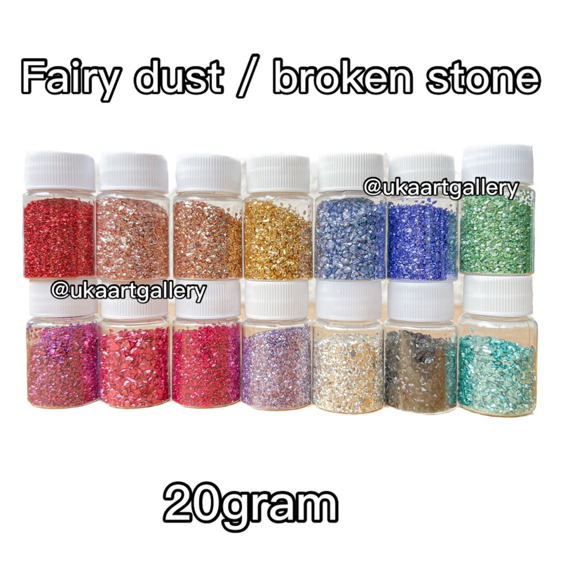 Jual fairy dust crushed stone pecahan batu resin untuk berbagai macam ...