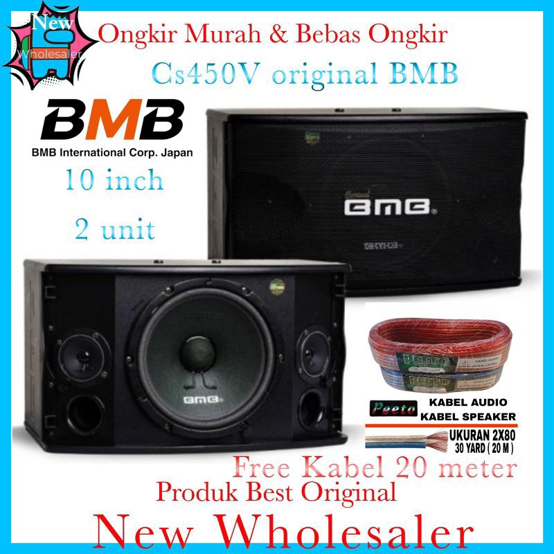Jual speaker karaoke Sound Bmb Cs450V original 10 inch 2 unit cs 450 V ...