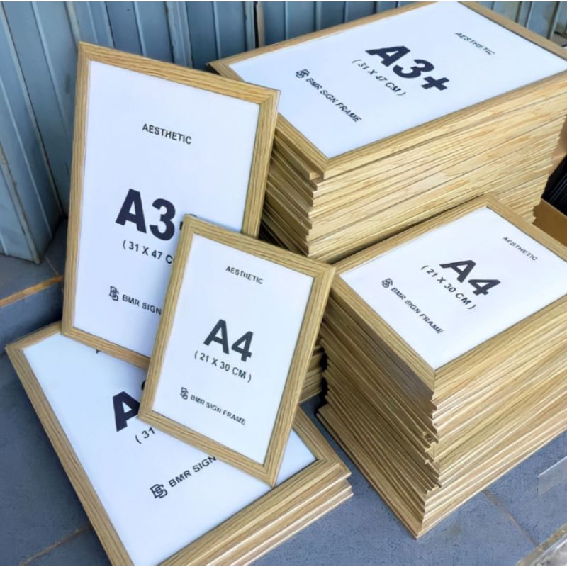 Jual Pigura kayu tanpa kaca 60x60 | 60x70 | 60x80 | 60x90cm frame kayu ...