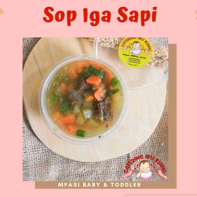Jual Sop Iga Sapi Catering Mpasi Bayi Frozen | Shopee Indonesia