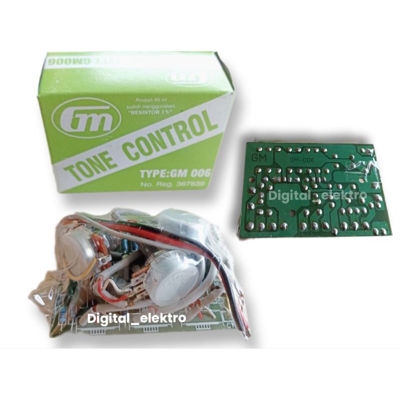 Jual TONE CONTROL MONO GM 006 GM006 Hijau | Shopee Indonesia