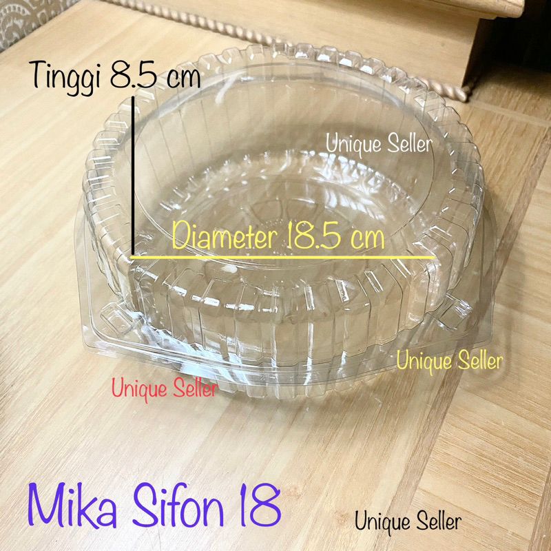 Jual Mika Bolu Bulat Sifon 18 cm Tinggi 8 cm Per Pcs / Mika SF 18 ...