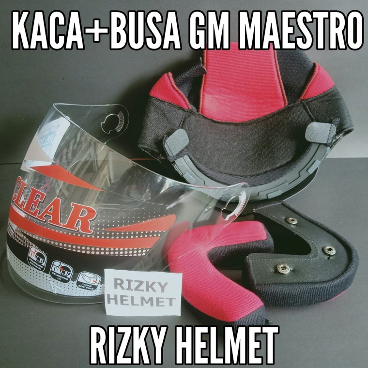 Jual busa helm GM MAESTRO + kaca helm GM maestro, Busa helm GM Maestro ...