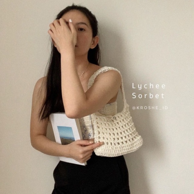 Jual Sorbet Crochet Bag (Tas Rajut Handmade) | Shopee Indonesia