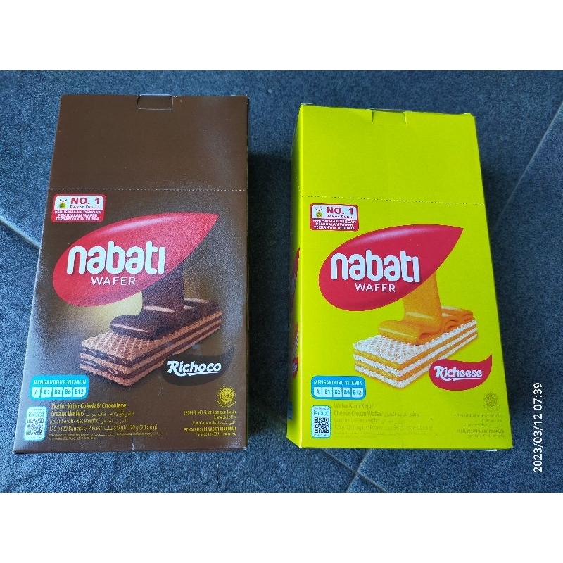 Jual nabati wafer box isi 20pcs (500an) | Shopee Indonesia