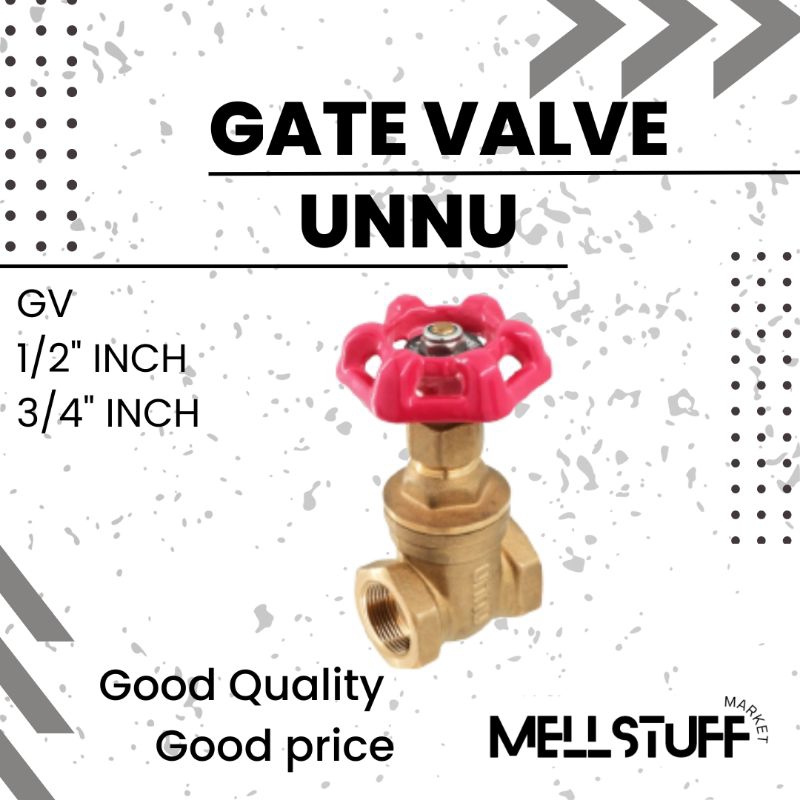 Jual Gate Valve UNNU - GV 1/2" Inch | Shopee Indonesia