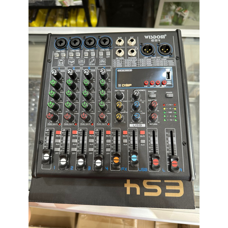 Jual Mixer Wisdom ES4 4 chanel Wisdom Es 4 | Shopee Indonesia