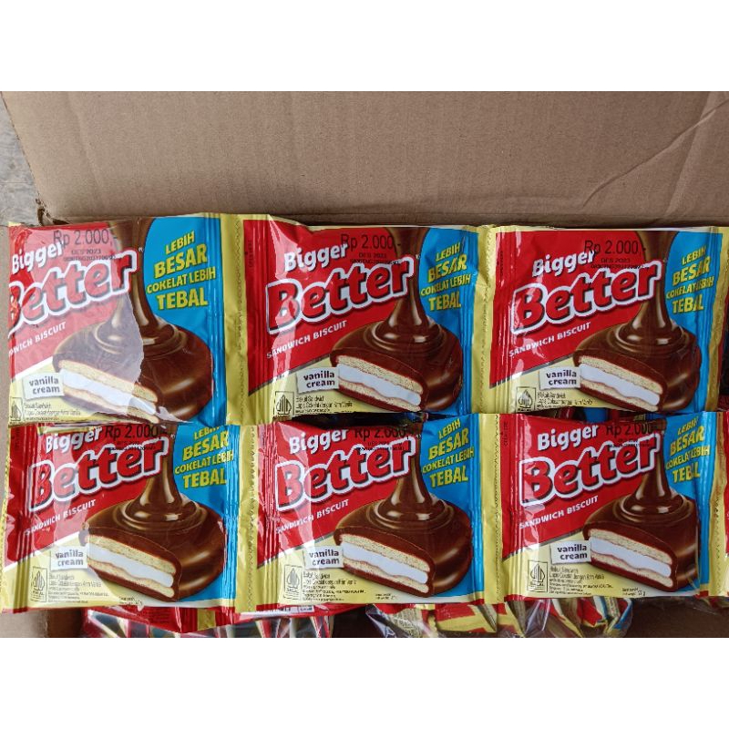 Jual Biskuit Roma Better Sandwich 1 Renceng | Shopee Indonesia