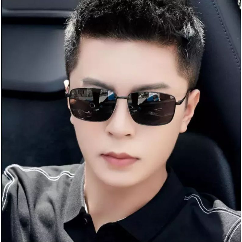 Jual 5027/KACAMATA POLARIZED PRIA/KACAMATA HITAM TERPOLARISASI/KACAMATA ANTI SILAU MATAHARI ...