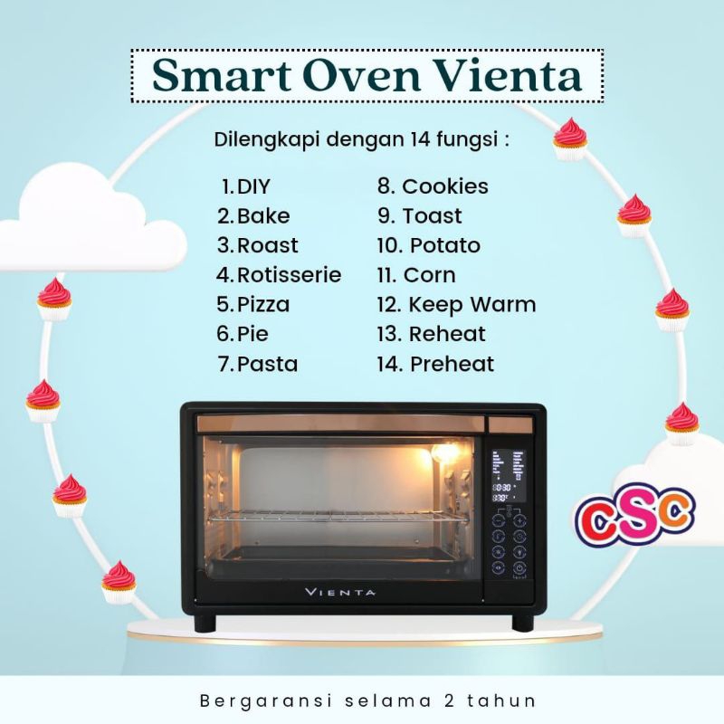Jual (Ready) SMART OVEN VIENTA ORIGINAL (CASH/ ARISAN) | Shopee Indonesia