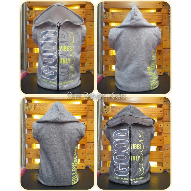 Jual Model Baru/Rompi Anak Laki Laki Tulisan Good Bahan Fleece/Kids ...
