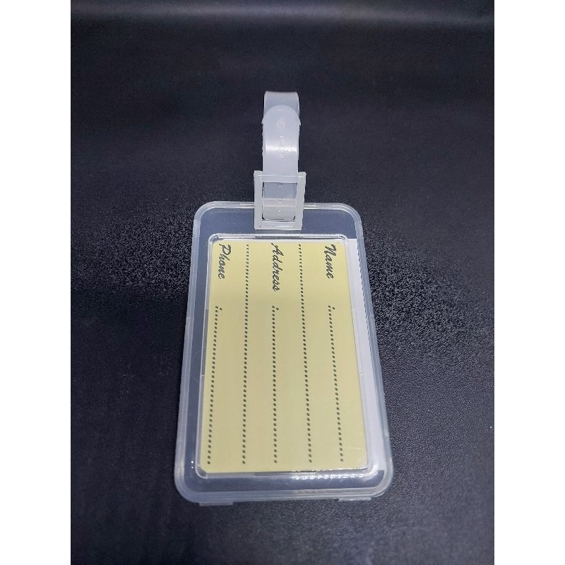Jual BAG TAG LUGGAGE TAG NAME TAG GANTUNGAN UNTUK DI TAS GANTUNGAN ...