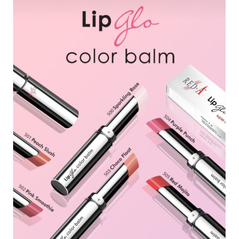Jual Red A Lip Glo Color Balm/ lipbalm viva/ lipstick/ liptint ...