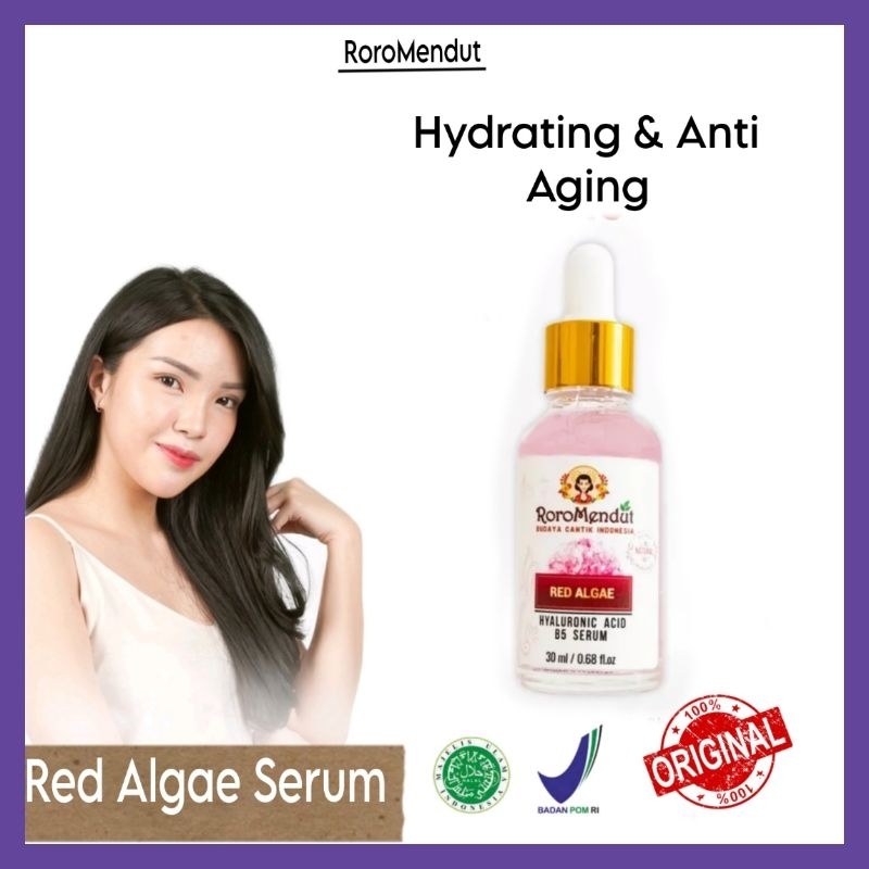 Jual RORO MENDUT Red Algae Hyaluronic Acid B5 Serum | Shopee Indonesia