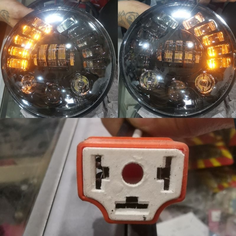 Jual LAMPU DMAKER DAYMAKER 7INCI COCOK FOR VIXION CB 150 VERZA TIGER ...