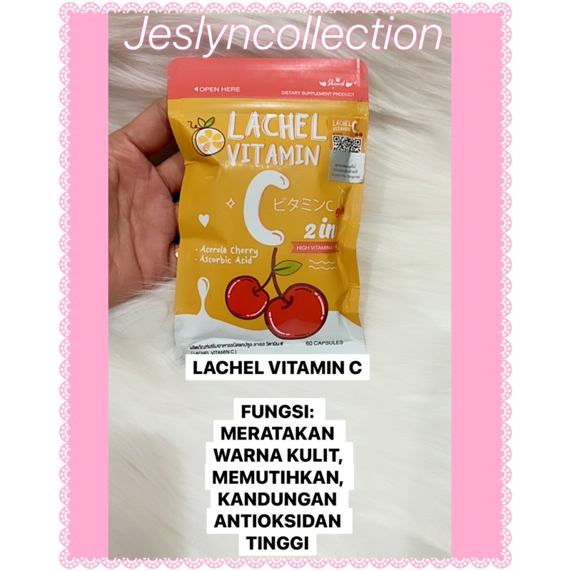 Jual LACHEL VITAMIN C 60 kapsul / MERATAKAN KULIT / MENCERAHKAN KULIT ...