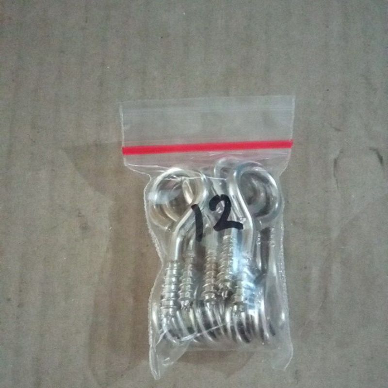 Jual 12 Pcs Sekrup Mata Tutup 2 4 6 8 10 12 / Sekrup Hak Tutup / Sekrup ...