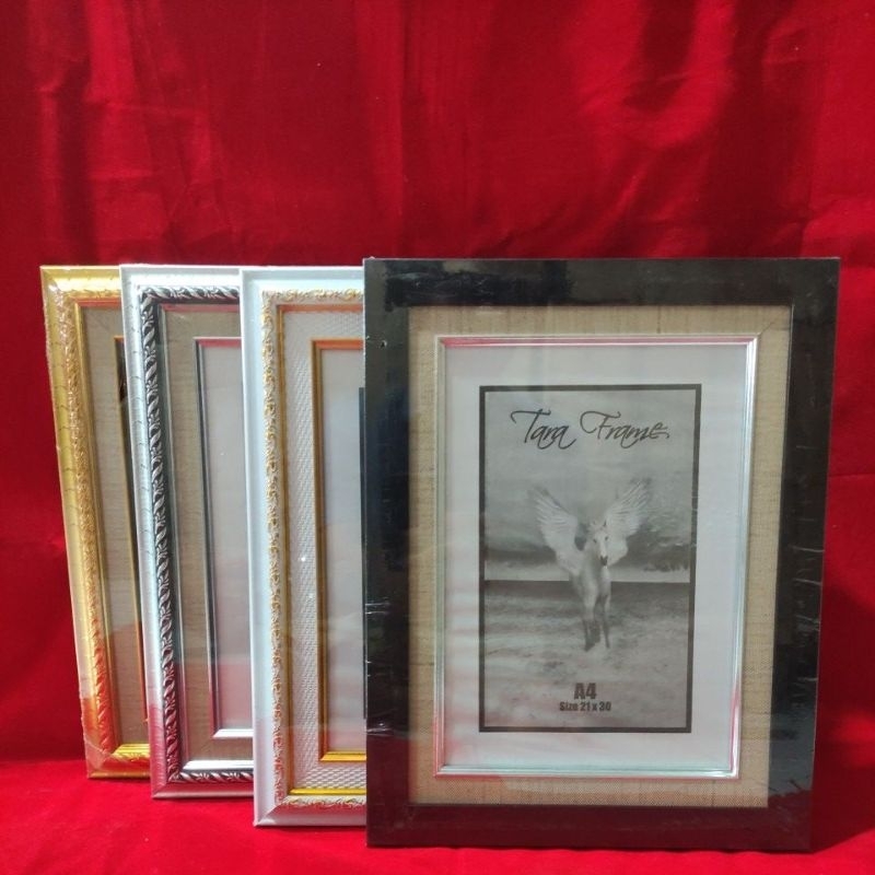 Jual Bingkai frame figura foto sertifikat piagam A4 21x30 dobel linen ...