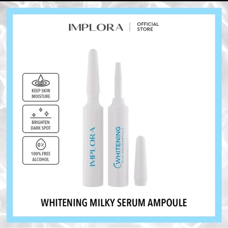 Jual IMPROLA WHITENING MILKY SERUM AMPOULE BLISTER 5ML-Serum Wajah ...