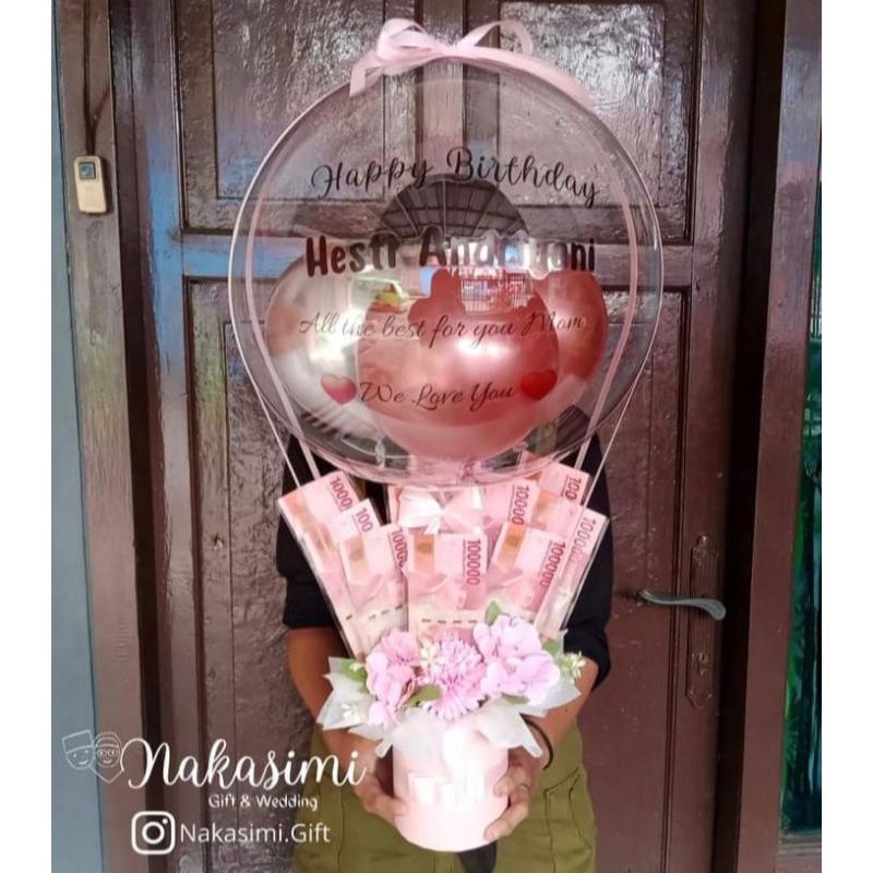 Jual BUCKET BALON UANG (jasa dan dekor) | Shopee Indonesia