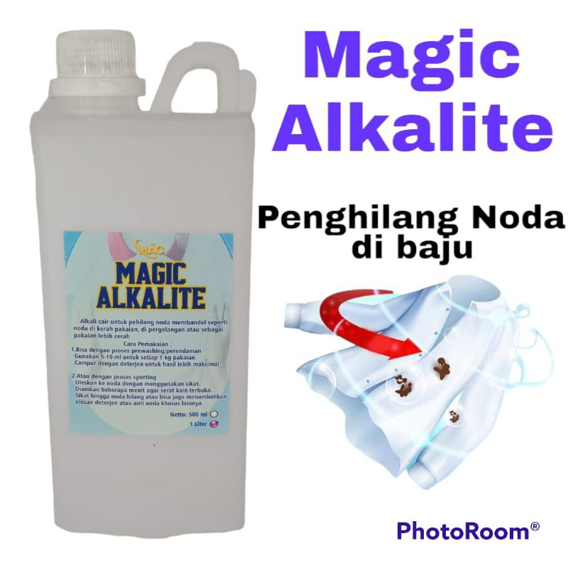 Jual Magic Alkalite Laundry Cairan Penghilang noda di baju | Shopee ...