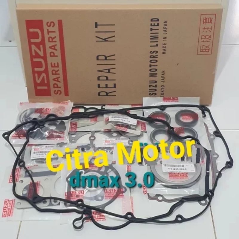 Jual PAKING PACKING GASKET FULL SET ISUZU DMAX D-MAX 4JJ1 OLD 3.0 3000cc | Shopee Indonesia