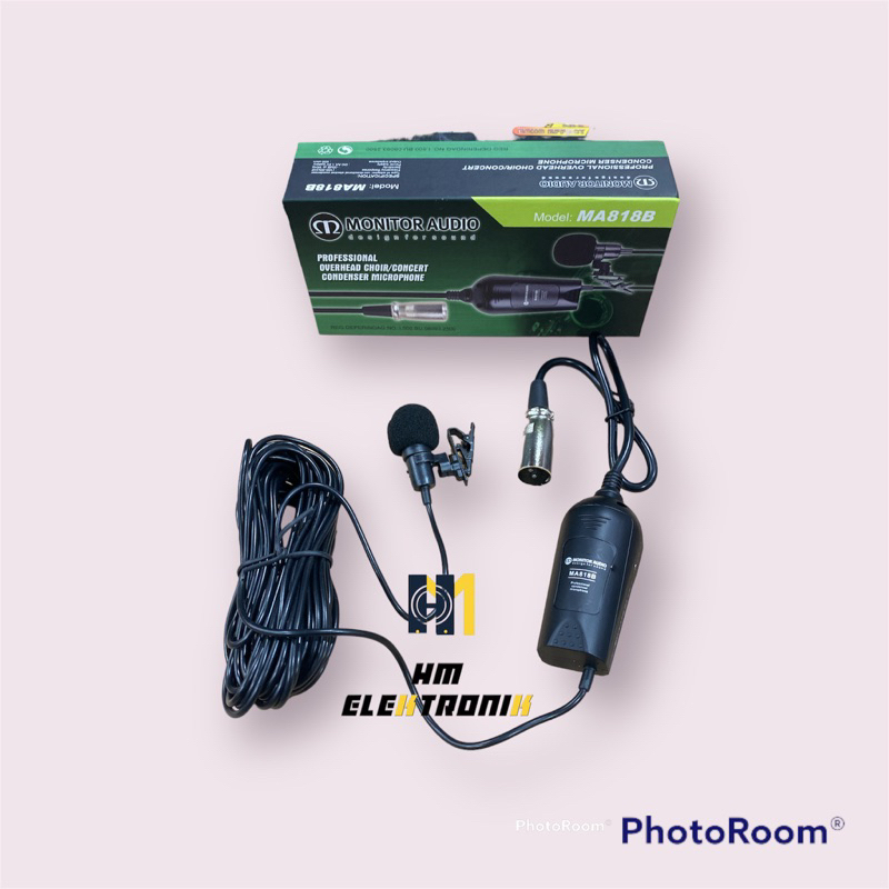 Jual Mic Monitor Audio 818B microphone jepit clip on | Shopee Indonesia