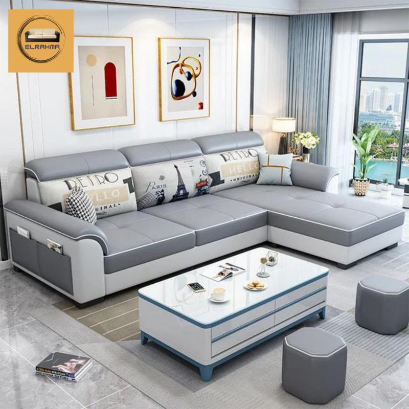 Jual IDEA - Sofa L Shape Minimalis Modern Elgant | Shopee Indonesia