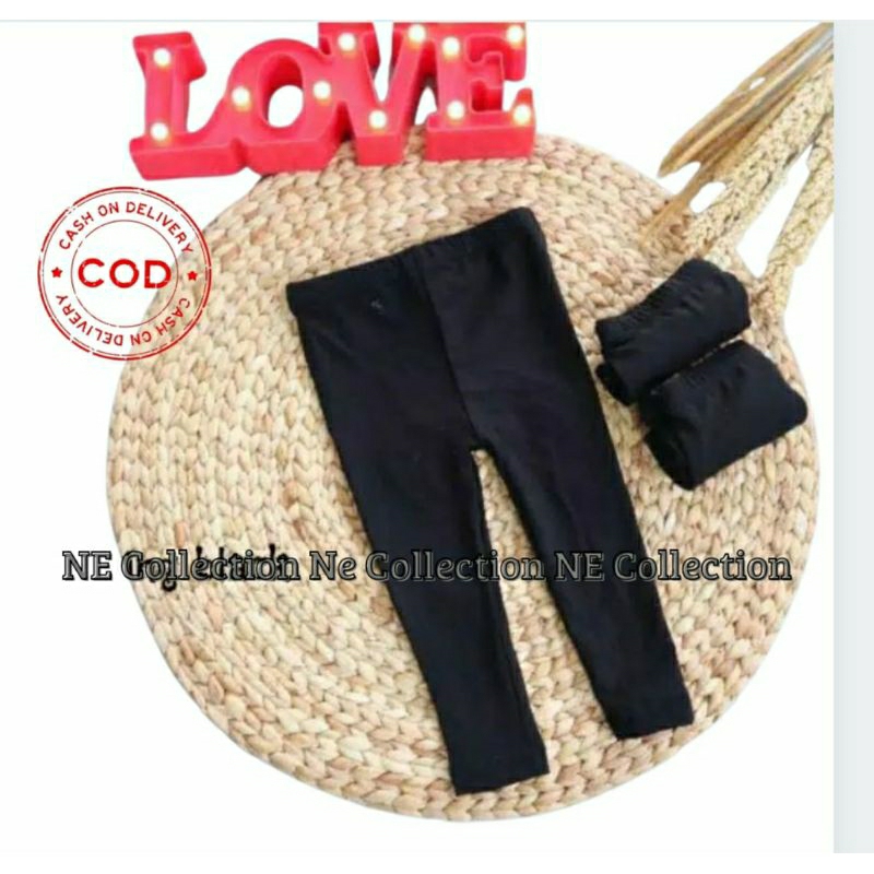 Jual Legging Anak Usia 1-2 Tahun Warna Hitam | Shopee Indonesia