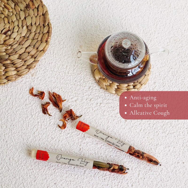 Jual Organic&Joy • Teh Bunga Kemasan Botol/Tea Tube Gift,souvenir ...