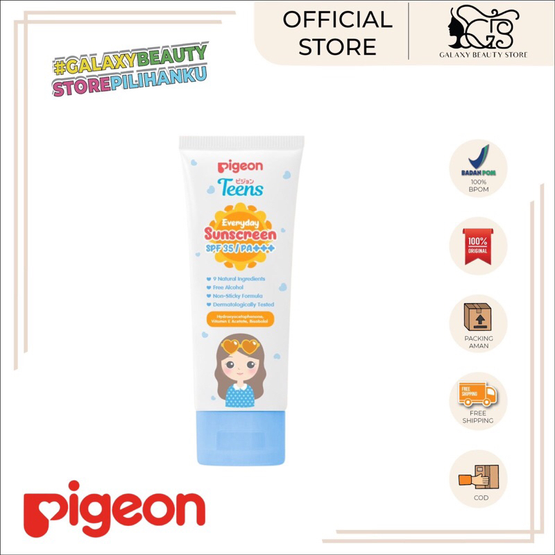 Jual PIGEON TEENS EVERYDAY SUNSCREEN SPF 35 PA+++ / Pigeon Sunscreen ...